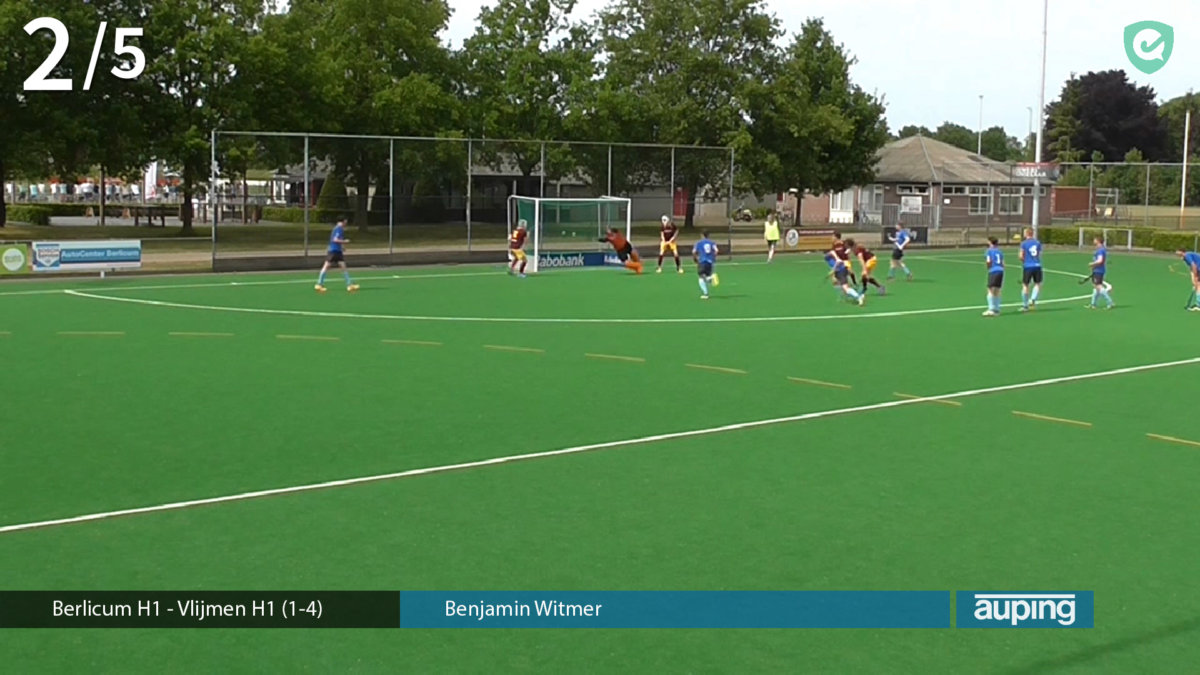 Benjamin Witmer (Vlijmen H1) wint Auping Doelpunt van de Week