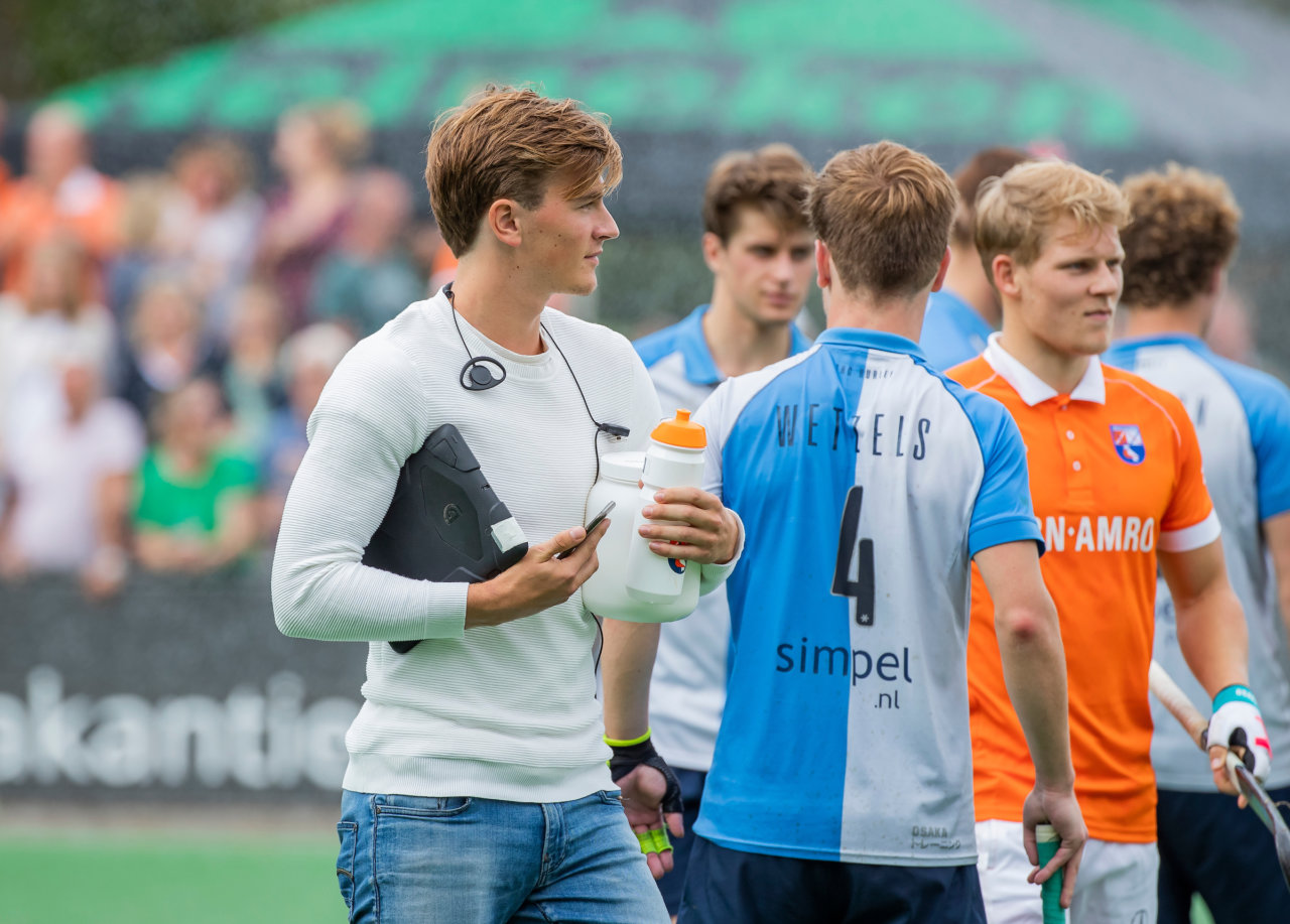 Dankzij manager Jorrit Croon droeg Bloemendaal de juiste sokken