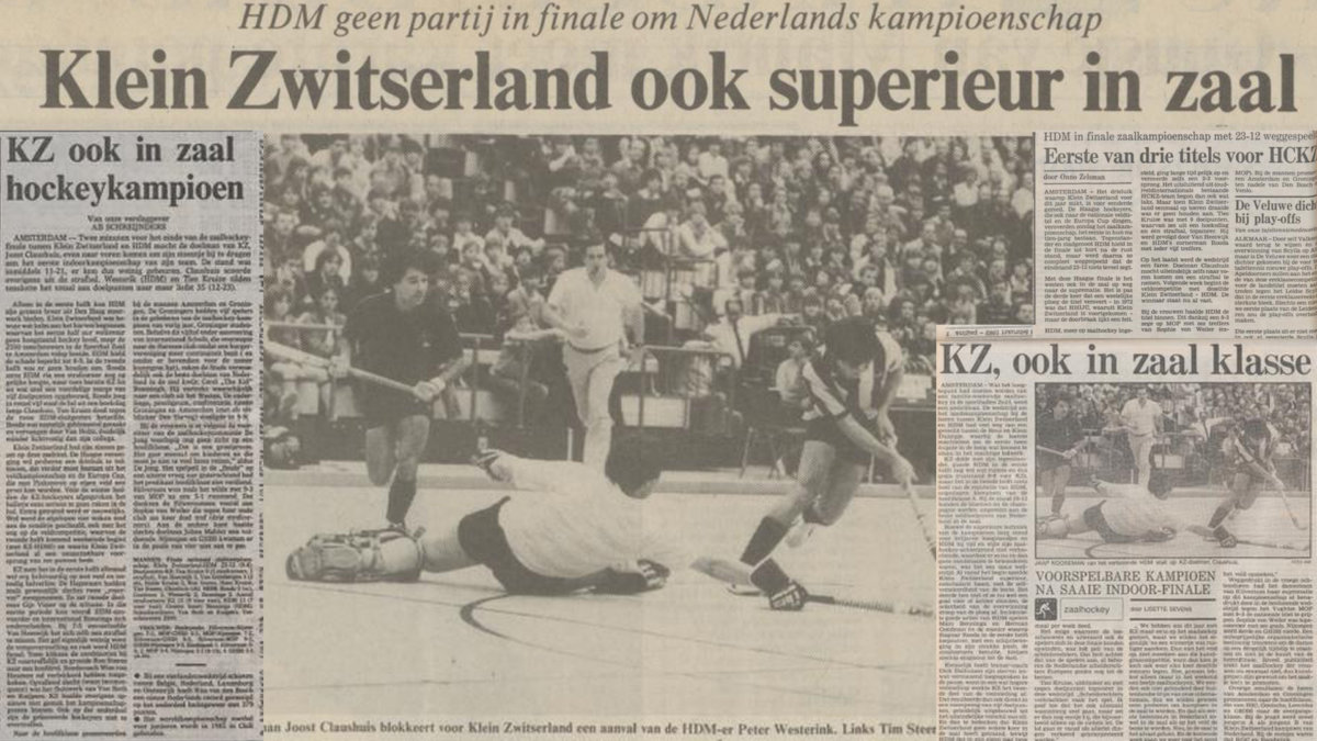 Zaalfinale van 1983 een spektakelstuk met 35 doelpunten