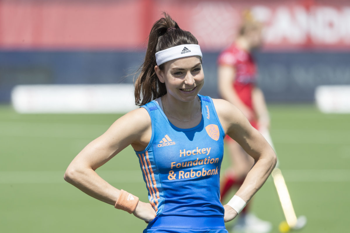 Eva de Goede over haar snelle rentree na haar polsbreuk