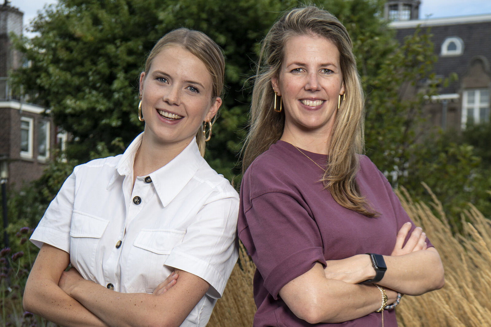 Teun de Nooijer en Ellen Hoog analisten bij live hockey op Viaplay