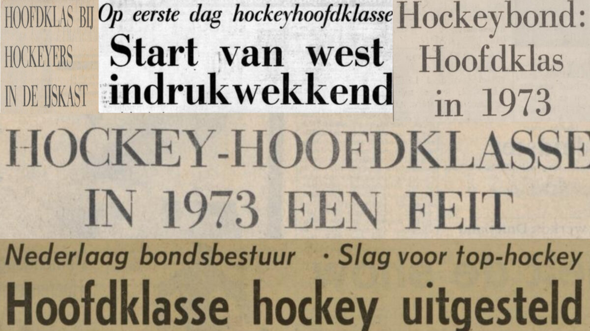 50ste editie Hoofdklasse Heren: einde aan jarenlange discussie