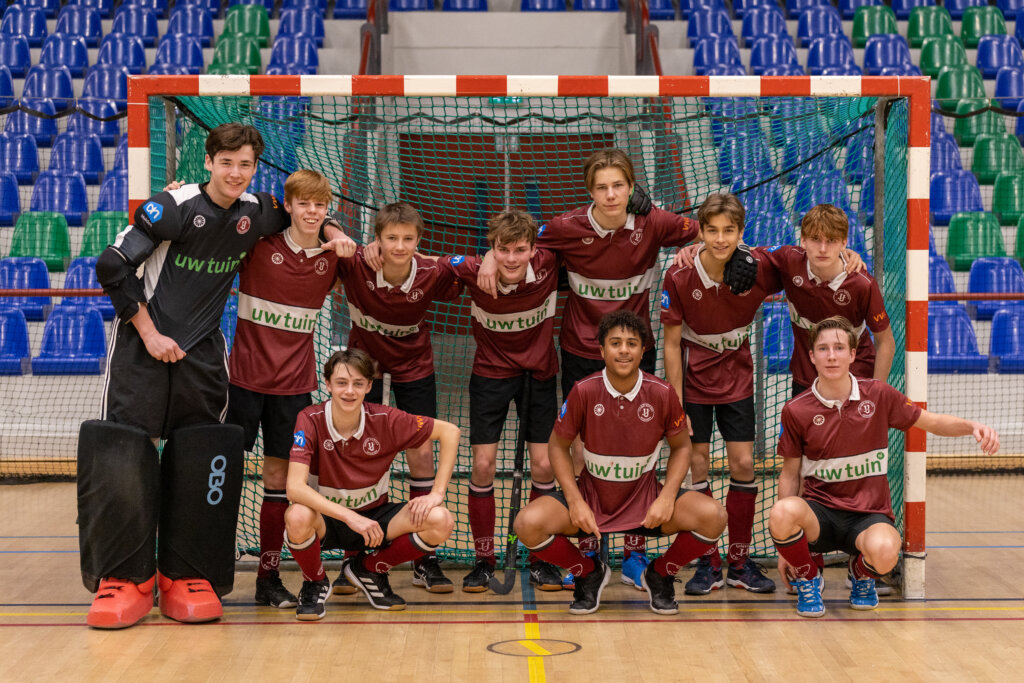 ‘Eigenlijk best goed’ Union JO16-1 gaat voor een stunt op het NK