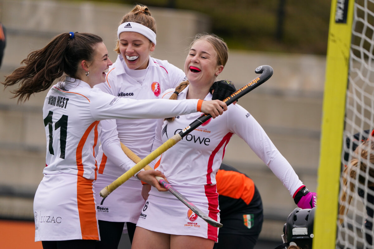 2023-04-02 Oranje Rood v HIC - Promotieklasse - Hockey.nl