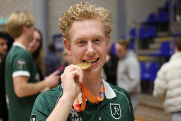 Bent Verbakel versloeg in de NK-finale zijn teamgenoten van Voordaan