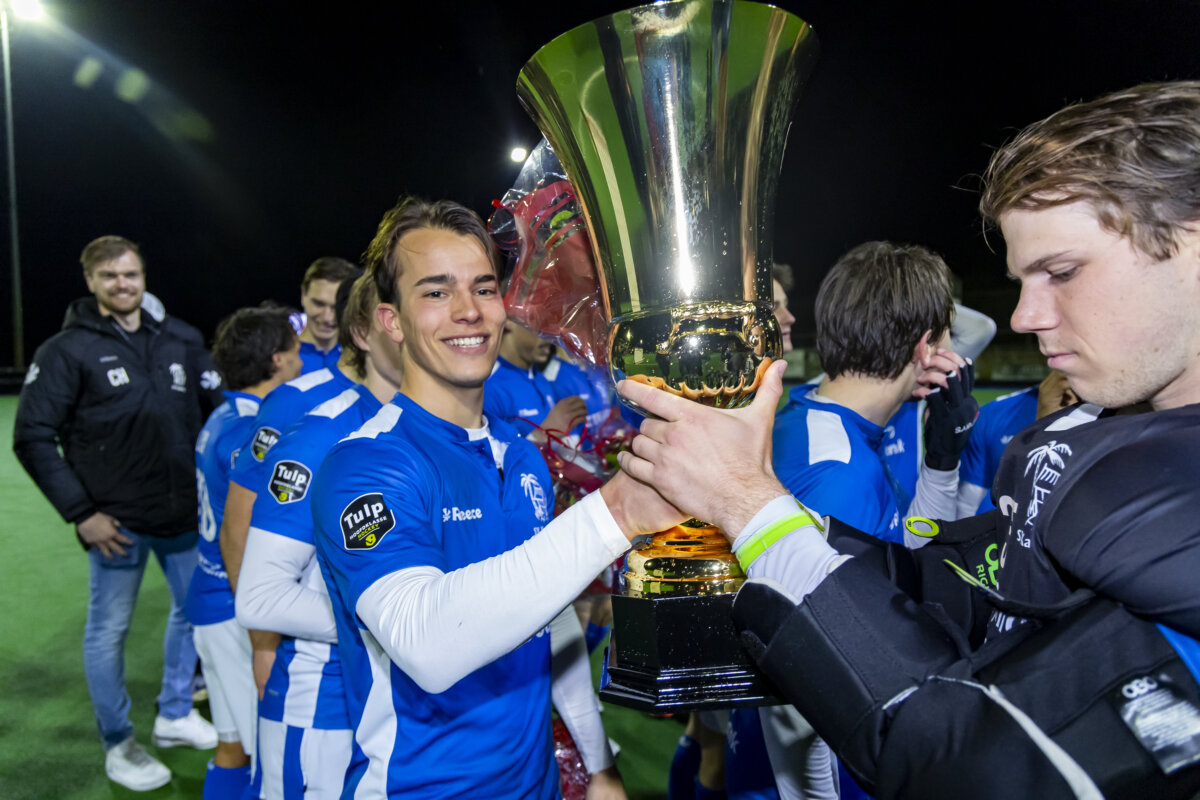 Boet Phijffer na zijn hattrick in de bekerfinale: 'Dit geeft een boost'